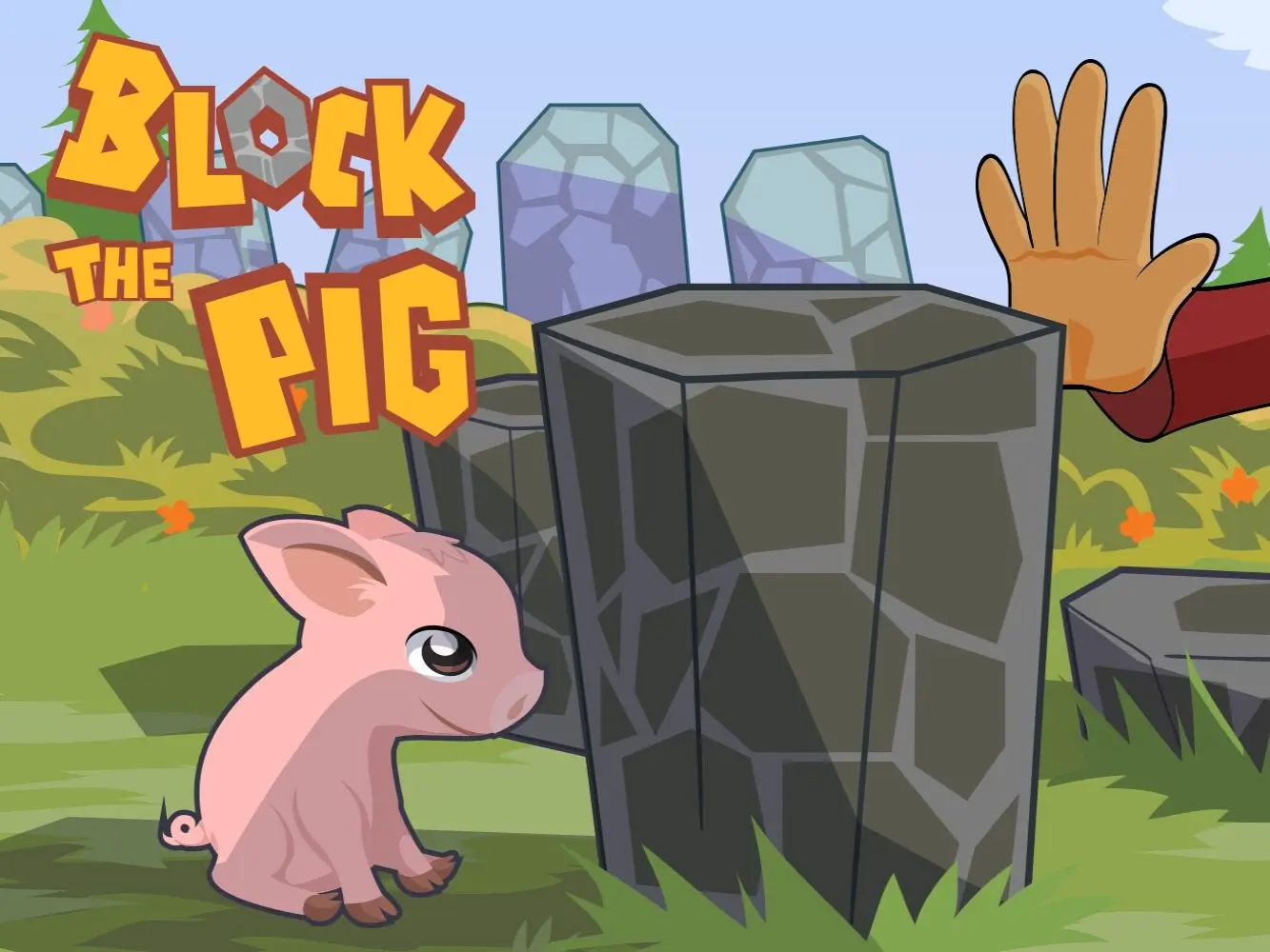 Block the Pig - Tunnel Rush Game